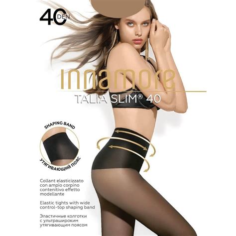 Колготки Innamore, Talia Slim, 40 DEN, р. 3, daino/загар, без шортиков ...