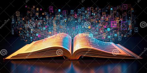 Abstract Digital Information Age Generative Ai Stock Illustration Illustration Of Future