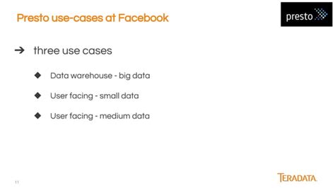 Presto Analytical Database Overview And Use Cases Pdf