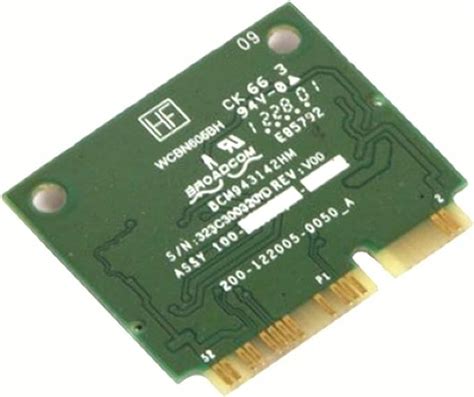 Broadcom Bcm943142hm Bcm43142 Half Mini Pci E Bluetooth Bt Wireless Wifi Card 802 11 B G N