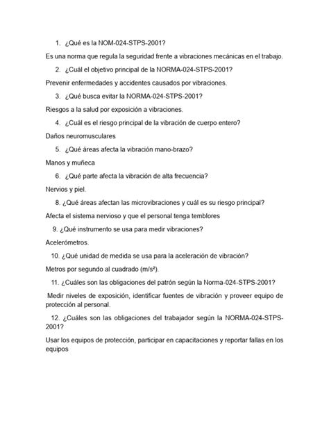 Norma 024 Stps 2001 Pdf