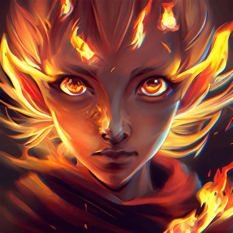 Fire Imp Professional Ominous Concept Art · Creative Fabrica