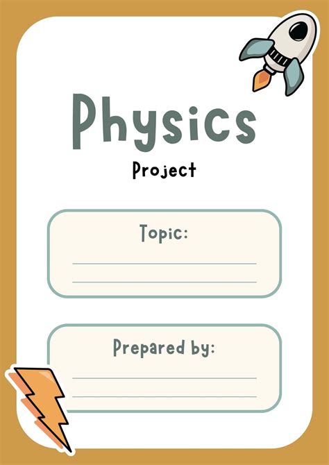 Free Ms Word Front Page Templates For Assignments And Projects Download Now