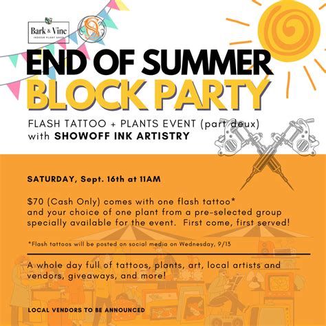 Bark And Vine Block Party