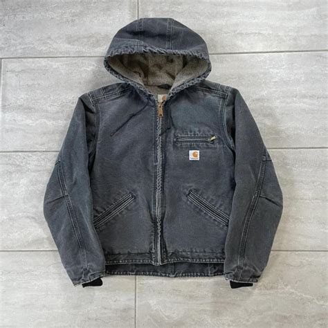 Carhartt Detroit Jacket With Hood In A Faded Depop