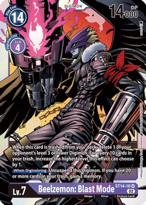 Beelzemon Digimoncard