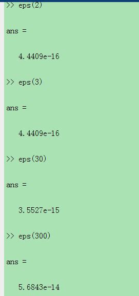 Matlab中的eps函数详解 Csdn博客