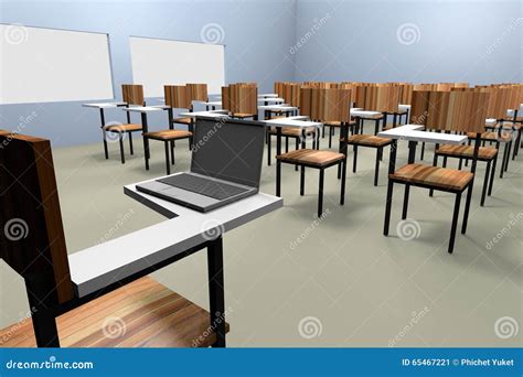 Classroom Render Stock Illustration Illustration Of Chinese 65467221