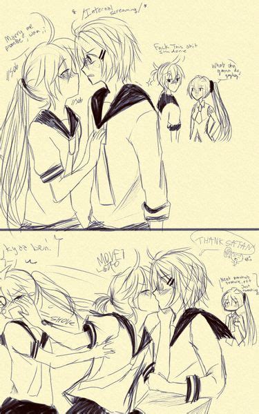 Neru Lenlenka Y Rinto Vocaloid Hatsune Miku Miku
