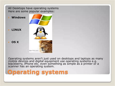 operating systems ppt