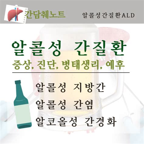 알콜성 지방간 알콜성 간염 알코올성 간경화의 증상 진단 병태생리 예후 네이버 블로그
