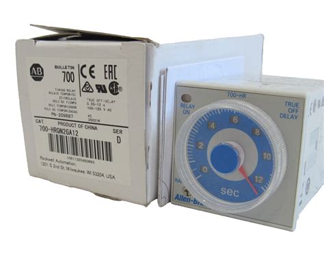 Allen Bradley 700 Hrqn2ga12 Timing Relay Serd 700hrqn2ga12 New Surplus Sb Industrial Supply
