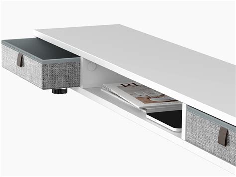 Fenge Monitor Stand Dual Monitor Stand With Drawers