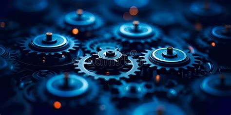 Robotic Arms And Gears Symbolizing The Of Robotic Process Automation Driving Business