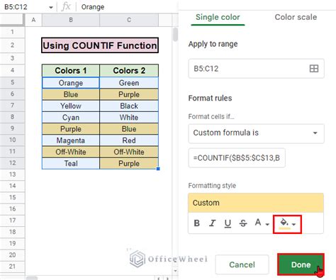 Highlight Duplicates In Two Columns In Google Sheets Ways