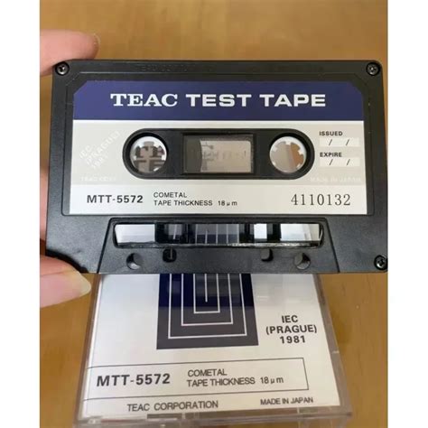 TEAC для ABEX зеркальная кассета, тестовая лента, зеркальная кассета ...
