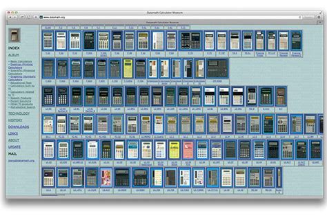 Welcome To Datamath The Online Calculator Museum