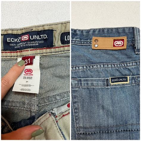 Iconic 2000s Ecko Loose Fit Straight Baggy Look High Depop