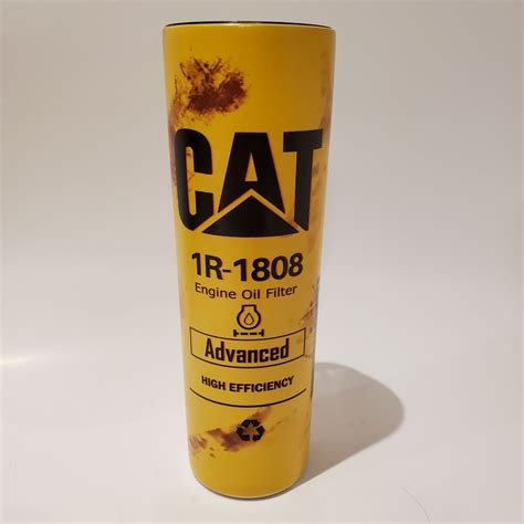 Cat 1r 1808 Engine Oil Filter 20oz Tumbler Drinkware Cup Property Room