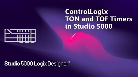 Controllogix Ton And Tof Timers Youtube