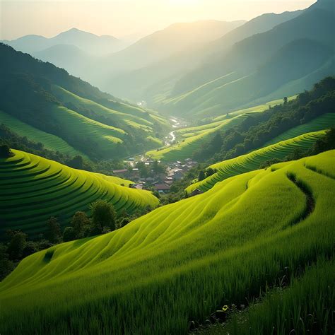 Ai产生的 稻田 越南 Pixabay上的免费图片