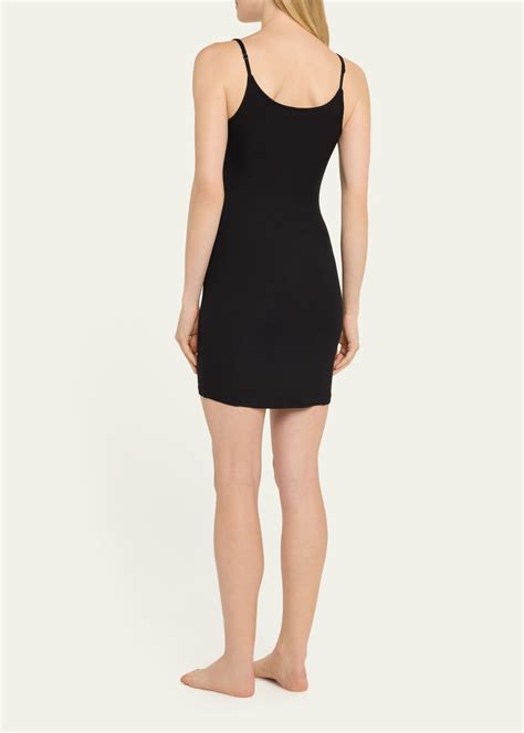 Skims Skims Body Shaping Lounge Rib Mini Slip Dress Bergdorf Goodman
