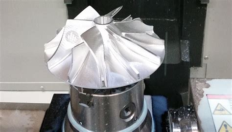 Completed 5 Axis Impeller Project