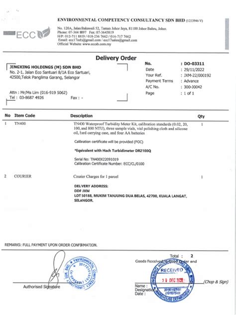 Tn400 Waterproof Turbidity Meter Kit Pdf