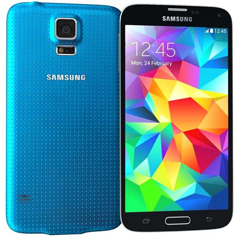 三星galaxy S5新款旗舰智能手机2014 3d模型 35 Max 3ds Fbx Obj Free3d