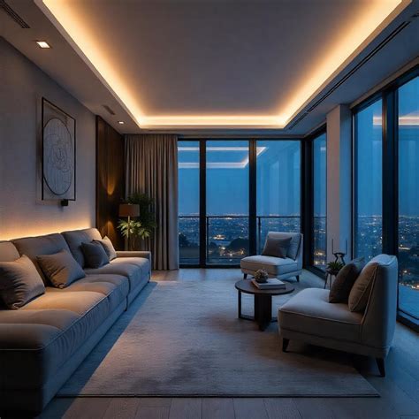Ceiling Cove Lighting For The Full Length Of Corridor