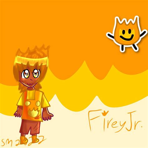 Day 52 Of Humanizing Bfb Characters Until I Run Out Firey Jr R