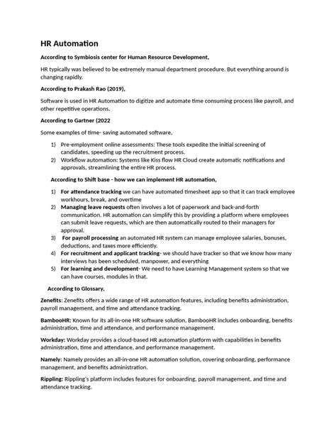Hr Automation Pdf Payroll Human Resources