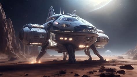 Download Ai Generated Spaceship Spacecraft Royalty Free Stock