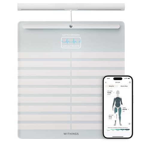 Withingsbody Scan Smart Scale With Segmental Composition Analysis