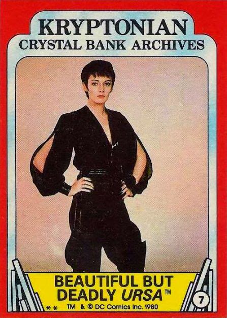 Trash Flavoured Trash SUPERMAN II Trading Card Superman Cast