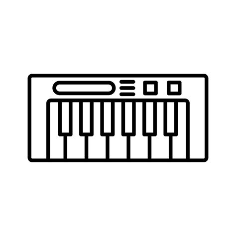 Icono De Vector De Piano 12694625 Vector En Vecteezy