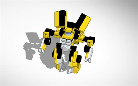 3d Design Transformers Bumblebee Robot Tinkercad