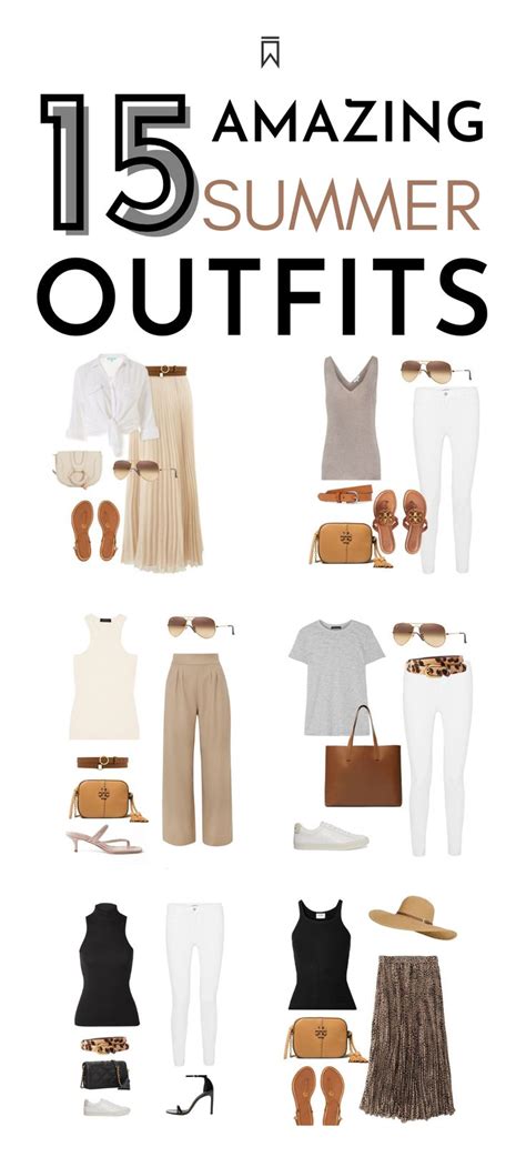 15 Amazing Summer Outfit Ideas To Wear Chic Summer Outfits Basic