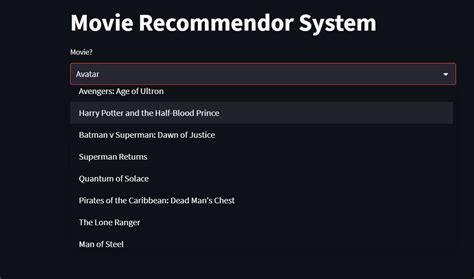 GitHub Jainansal Movie Recommendation System