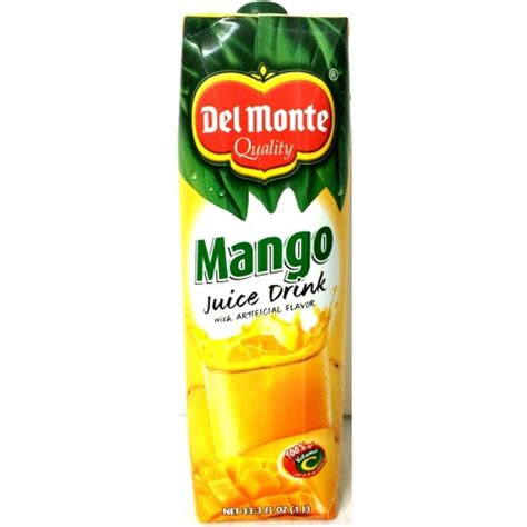 Del Monte Mango Juice Drink 333 Oz