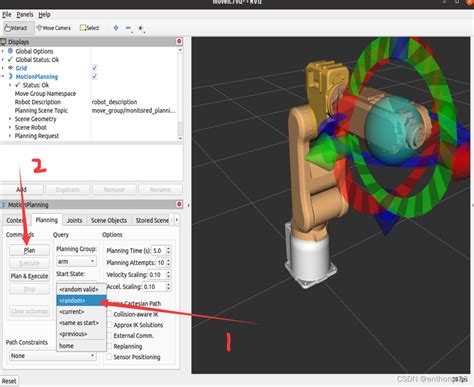Moveit的使用（三）机械臂在rviz中的可视化以及编程控制moveit Rviz Launch Setup Csdn博客