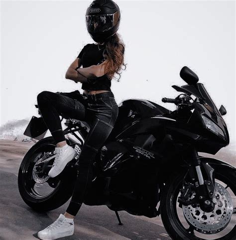 Girl On Motorcycle