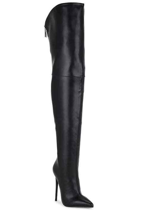 Femme La Scorpio Thigh High Boot In Black Revolve