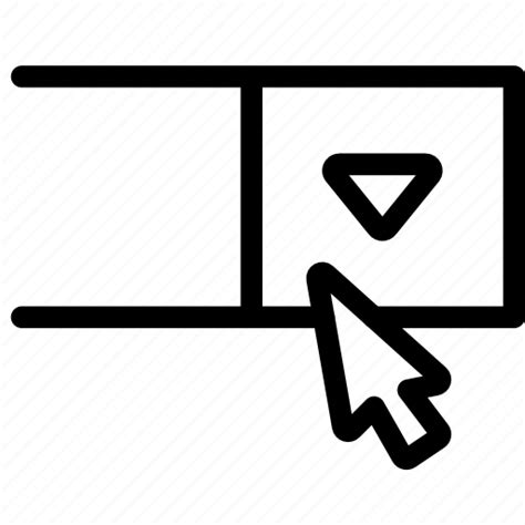 dropdown form menu option options preferences select icon