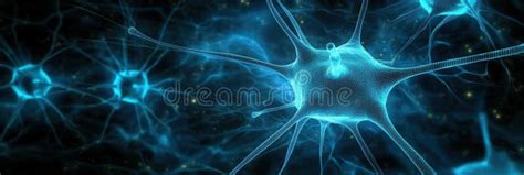 Futuristic Neural Network Design With Deep Blue And Cyan Patterns