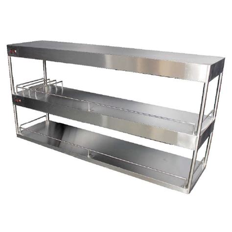 Stainless Steel Riser Shelf Heated Caterweb