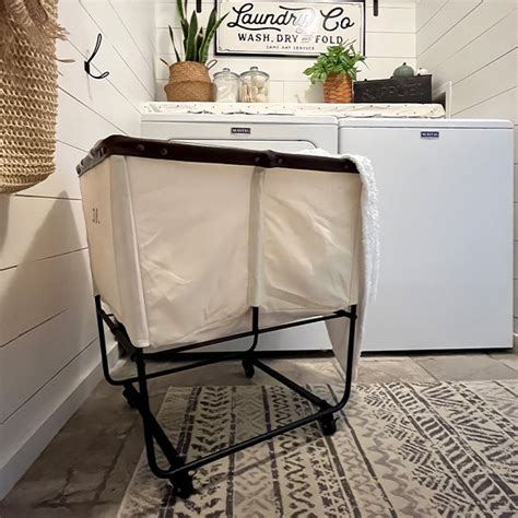 Rolling Laundry Basket Decor Steals