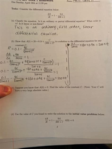 Solved Trying To Prove That 1 1 To Show That A T Is A Chegg Com