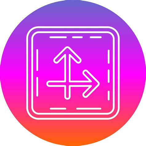 Intersect Line Gradient Circle Icon 39182471 Vector Art At Vecteezy