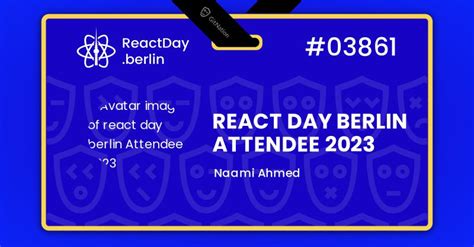 Naami Ahmed On Linkedin Check Out My Badge And Claim Your Free React Day